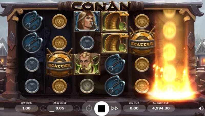 Conan Video Slot Netent. Conan Slot Free Play!