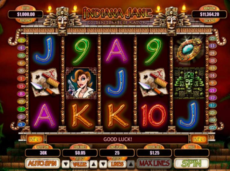 Indiana Jane Slot Machine Review - RTG Software
