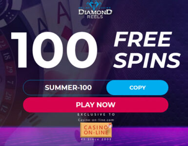 Diamond Reels Casino No Deposit Bonus Code - 100 Free Spins!